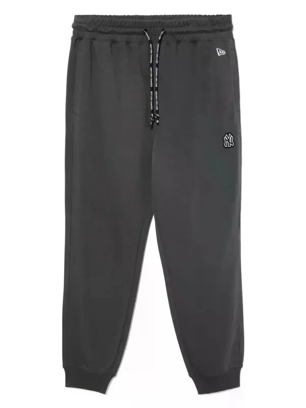 New Era Logo-embossed Trousers - Grey