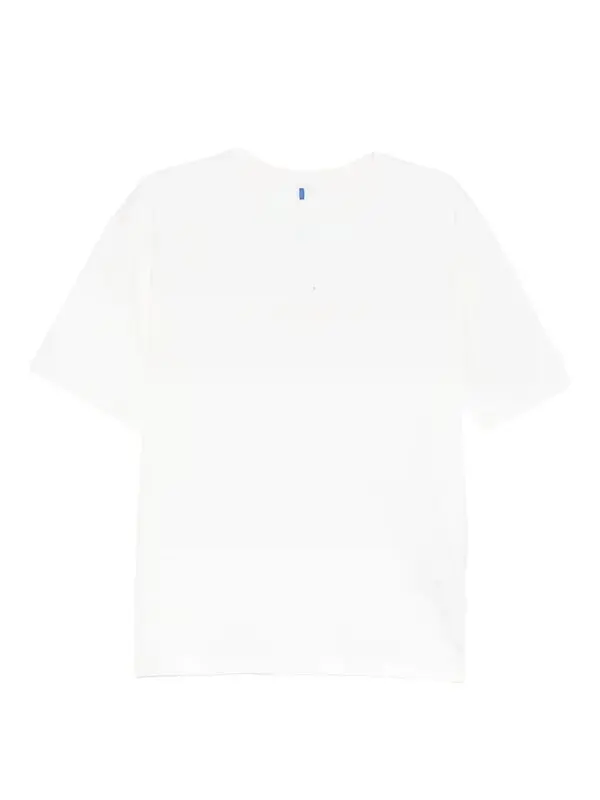 ADER ERROR Slogan-embroidered T-shirt - White