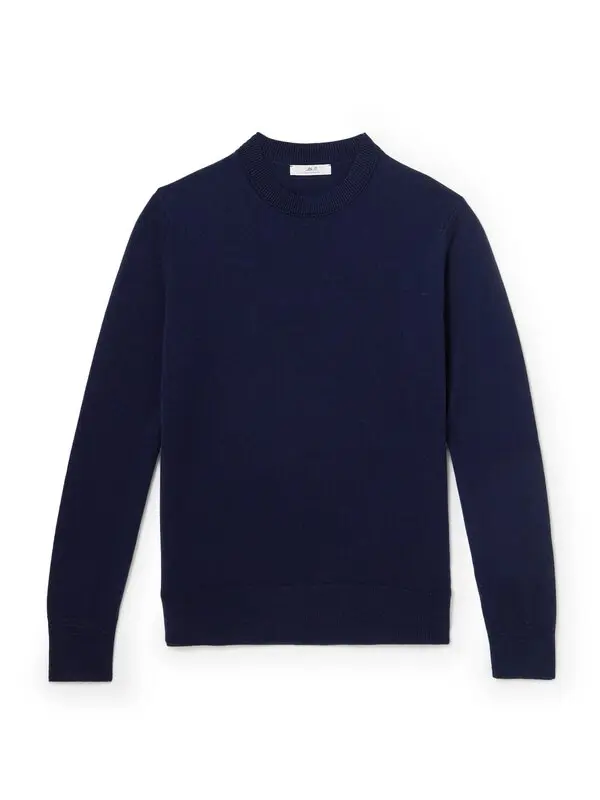 Mr P. Curtis Cashmere Sweater - Blue
