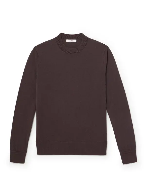 Mr P. Curtis Cashmere Sweater - Brown