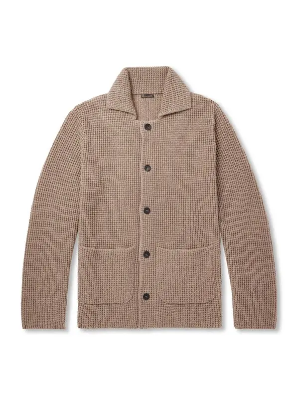 Rubinacci Cashmere Cardigan - Neutrals