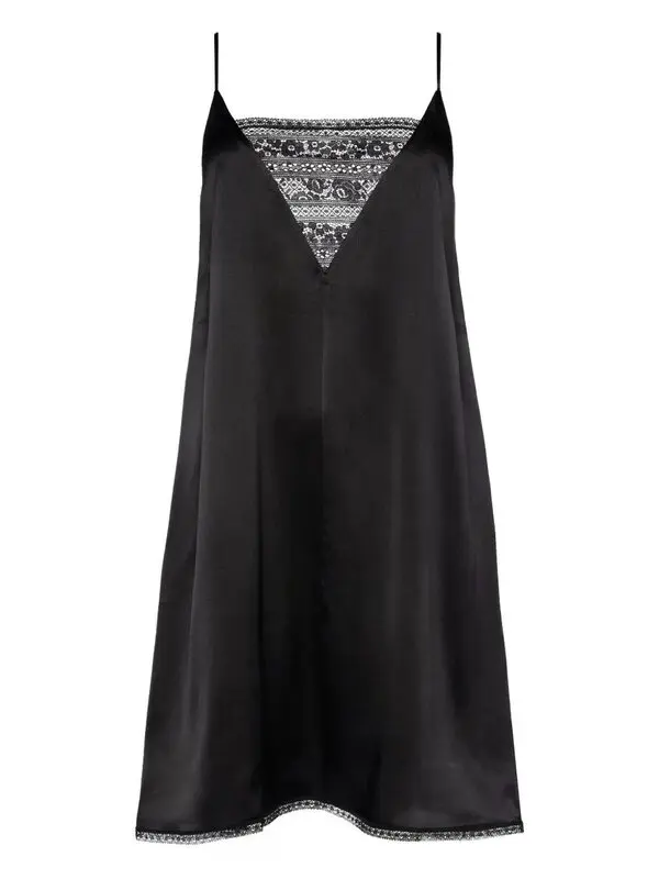 ERES Lace-insert Silk Nightdress