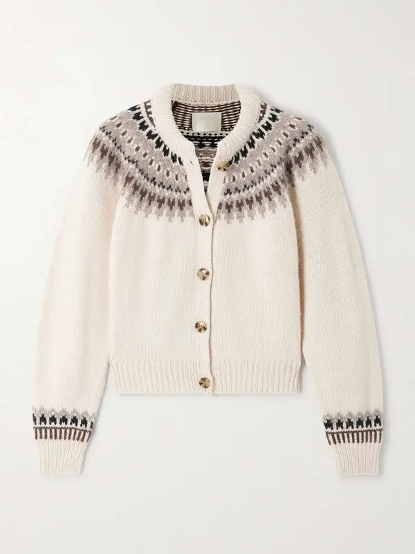 Doo.Ri Clarke Fair Isle Wool-blend Cardigan - Multi