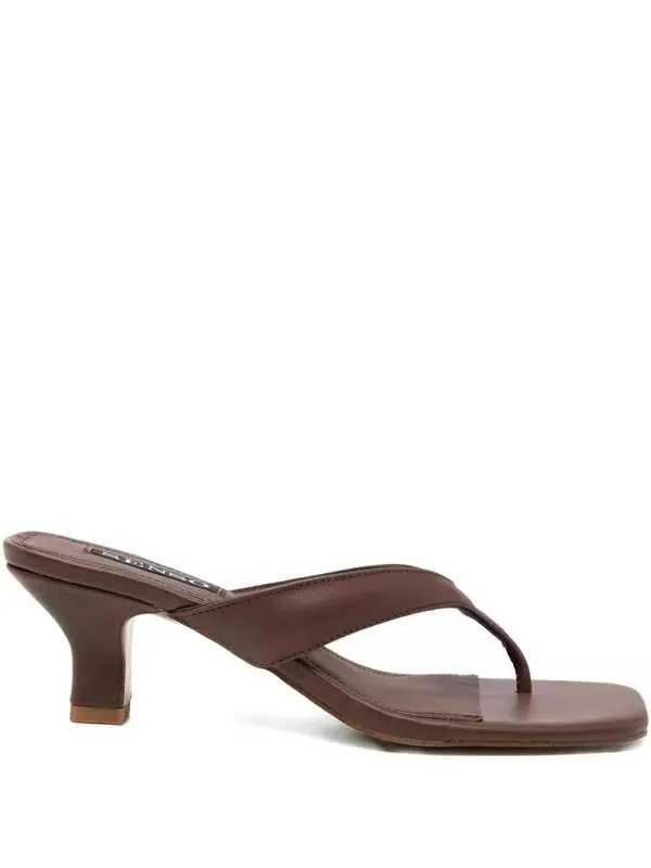 Senso 60mm Square Sandals - Brown