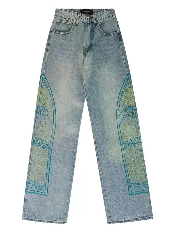 WHO DECIDES WAR BY EV BRAVADO Virtuous Five-pocket Jeans