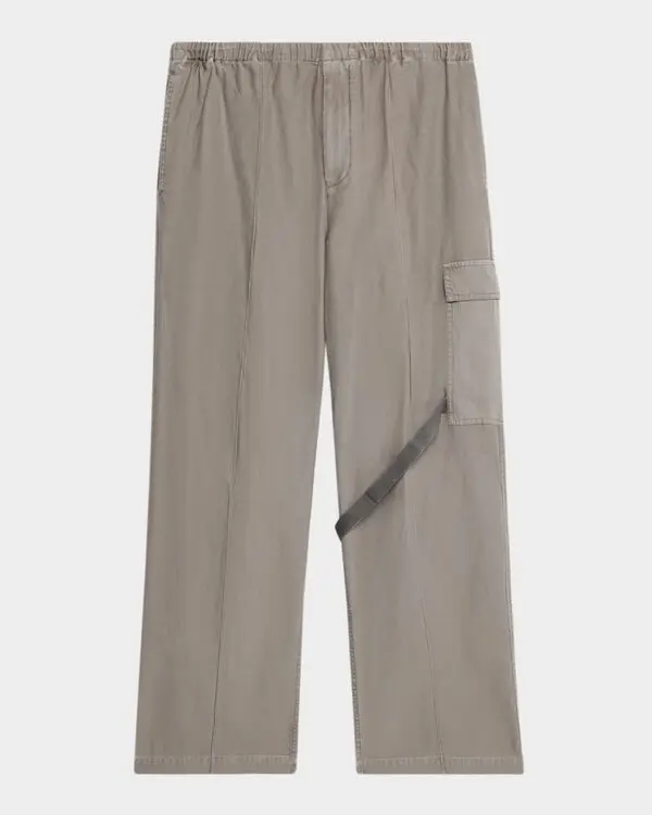 Helmut Lang Relaxed-fit Stretch Drawstring Cargo Pants