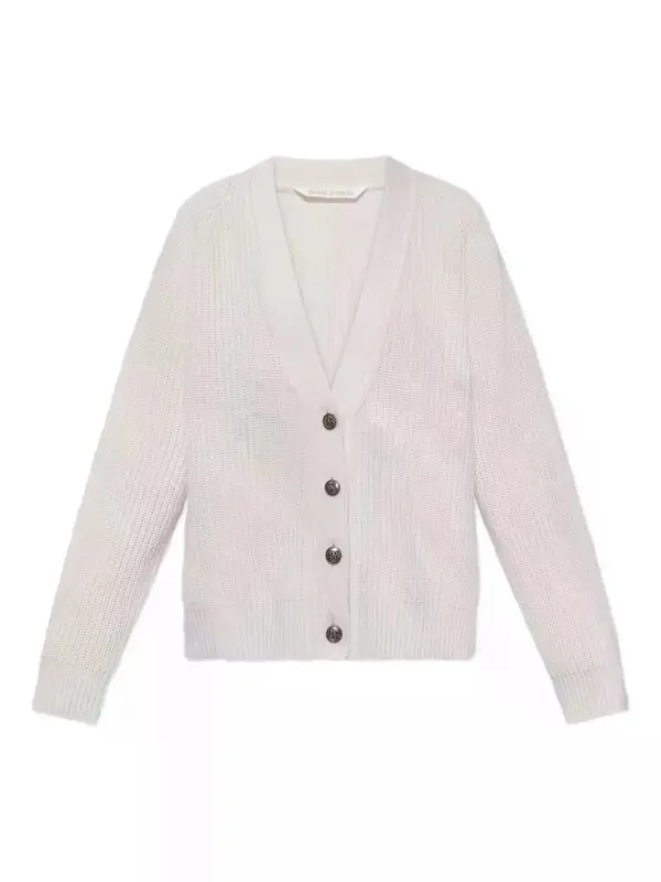 Palm Angels V-neck Buttoned Cardigan - Neutrals