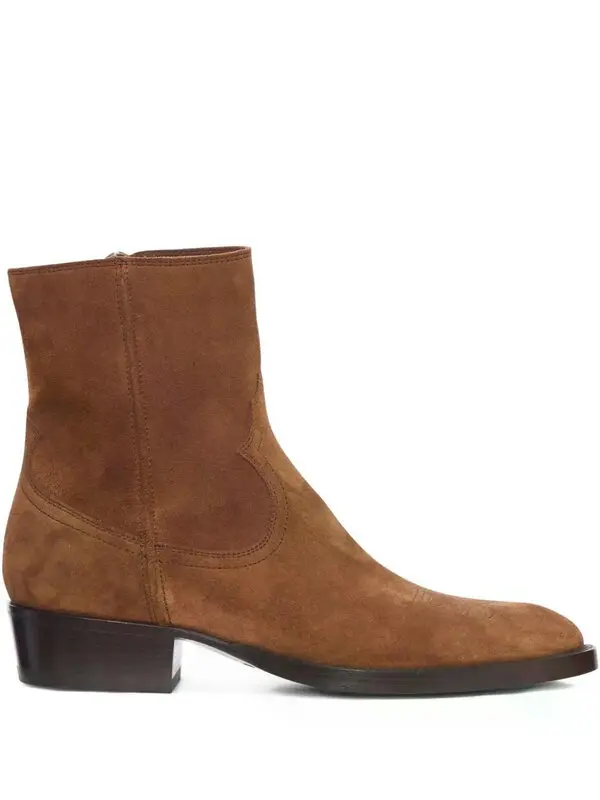 BOTTERO Suede Ankle Boots