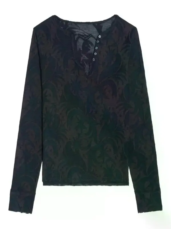 Zadig&Voltaire Henley Blouse - Blue