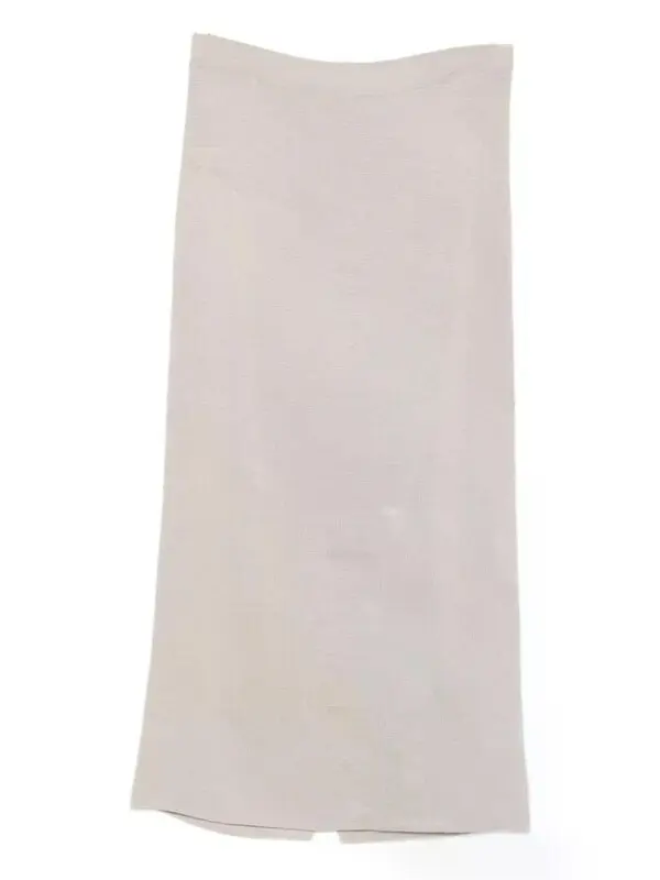 INTRECCI Rear-slit Midi Skirt