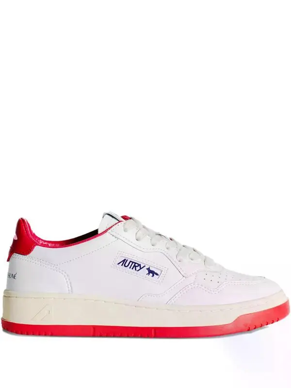Maison Kitsuné X Autry Medalist Fox-patch Sneakers