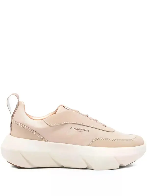 ALEXANDER SMITH Platform Leather Sneakers