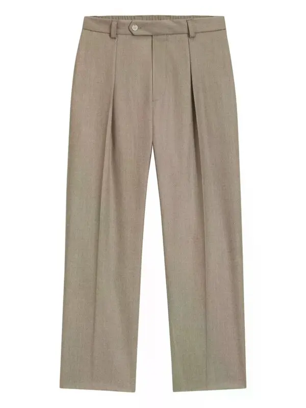 Hugo Boss Pleated Wool Trousers