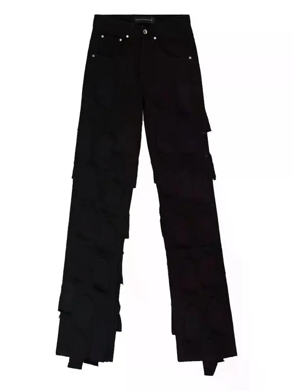 WHO DECIDES WAR BY EV BRAVADO Button-fastening Denim