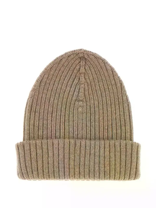 GALLO Ribbed Beanie Hat - Neutrals