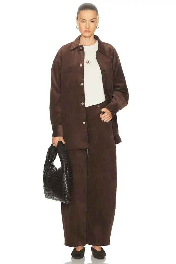 SEROYA April Corduroy Shacket