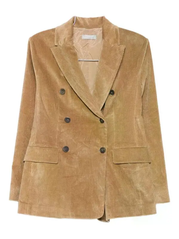 Antonelli Firenze Double-breasted Corduroy Jacket