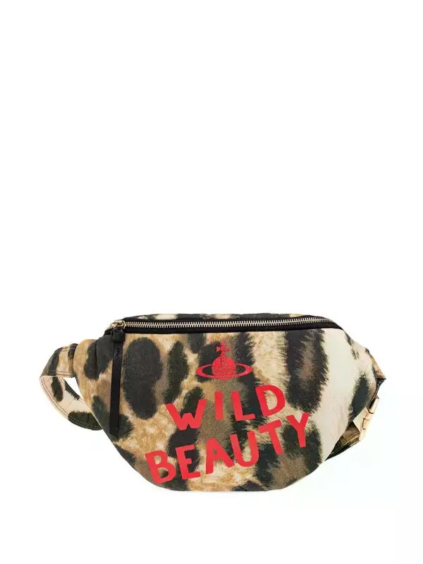 VIVIENNE WESTWOOD Ada Leopard-print Belt Bag - Neutrals