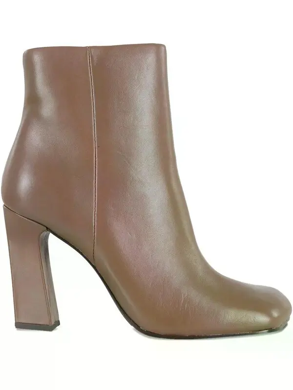 Ash 95mm Alina Block-heel Ankle Boots - Brown