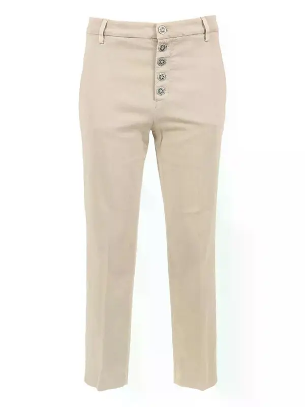DONDUP Button-front Straight Trousers
