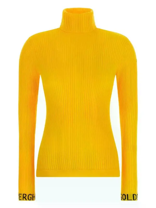 Goldbergh Mira Ribbed Turtleneck Sweater - Yellow