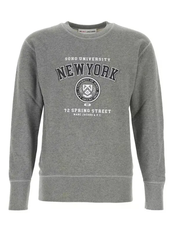 A.p.c. X Marc Jacobs Shrunken Crew-neck Sweatshirt