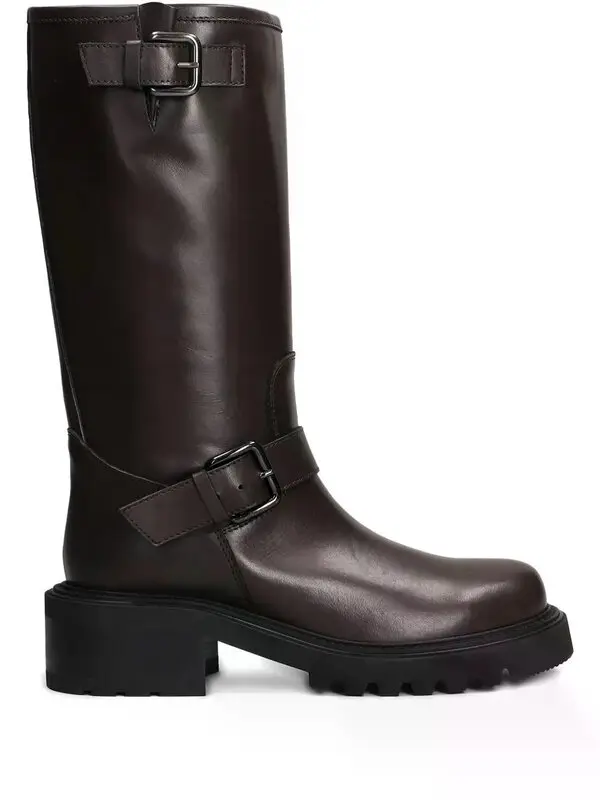 VIA ROMA 15 50mm Buckle Platform Boots