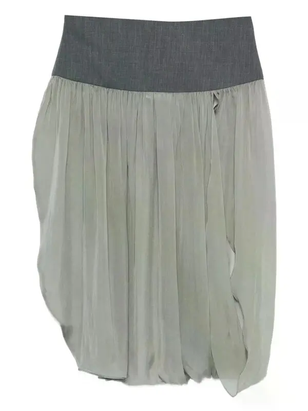Paloma Wool Pleated High-rise Skirt - Grey