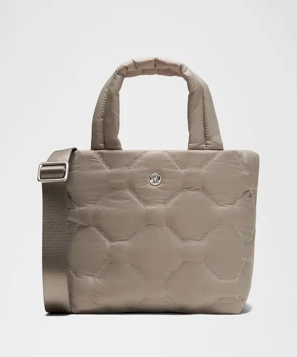 Lululemon Quilty Pleasures Tote Bag - Warm Ash Grey
