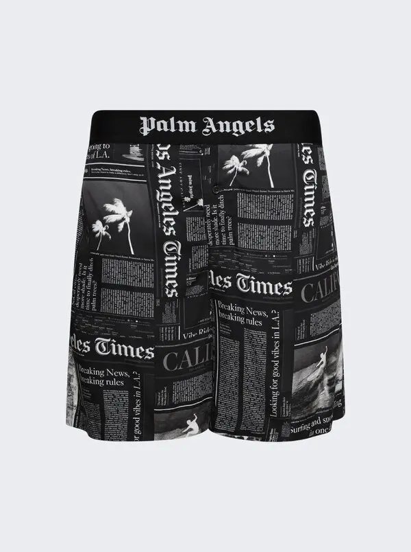 Palm Angels X La Times News Shorts
