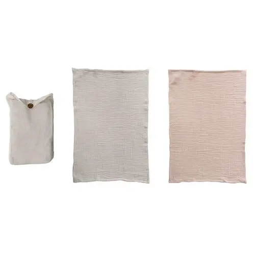 STORIED HOME Cotton Double Cloth Tea Towels
