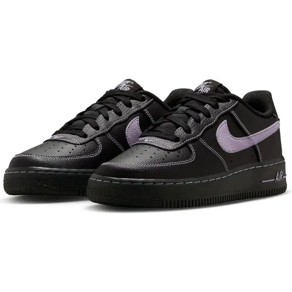 Nike Air Force 1 Lv8 4 - Black/hydrangeas