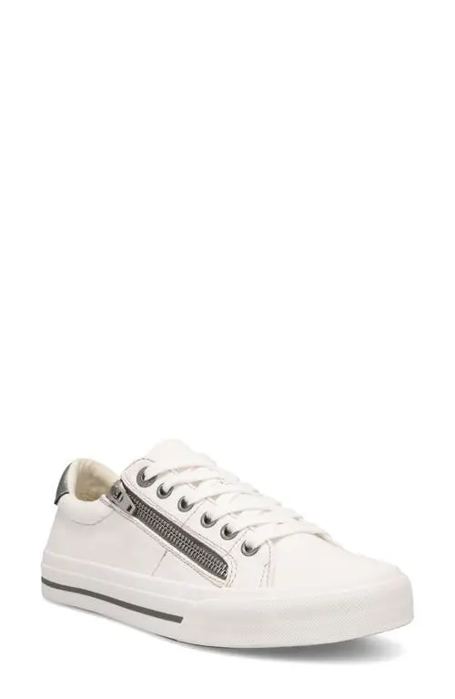 TAOS Z-soul Platform Sneaker - White/pewter