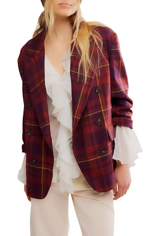 Free People Dean Double-breasted Blazer