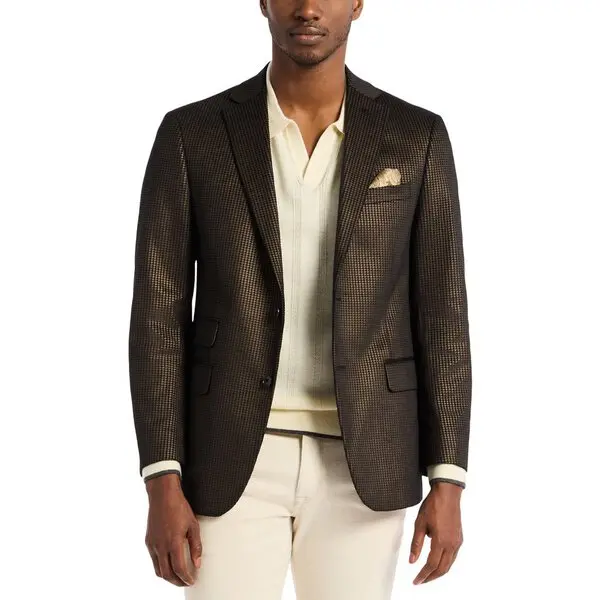 Robert Graham Colden Woven Sport Coat - Camel