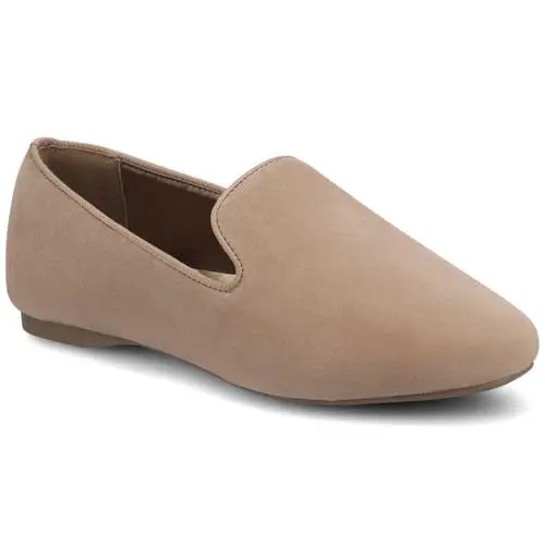 BIRDIES The Starling Suede Loafer - Latte Suede
