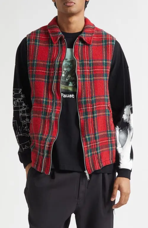 UNDERCOVERISM Plaid Wool Vest