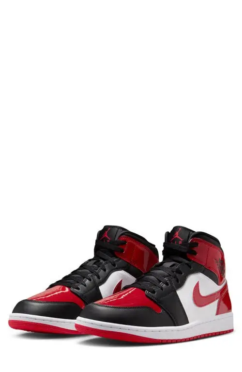 JORDAN Air 1 Mid Se Sneaker - Black/varsity Red