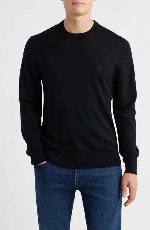 Rodd & Gunn York Bay Merino Wool Sweater - Onyx