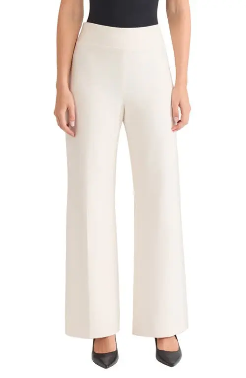 Jones New York Pull-on Wide-leg Pants - Jones White