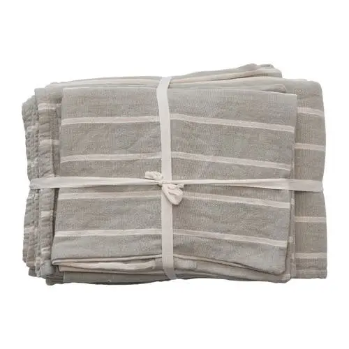 STORIED HOME Double Cloth King Bed Cover With 2 King Shams
