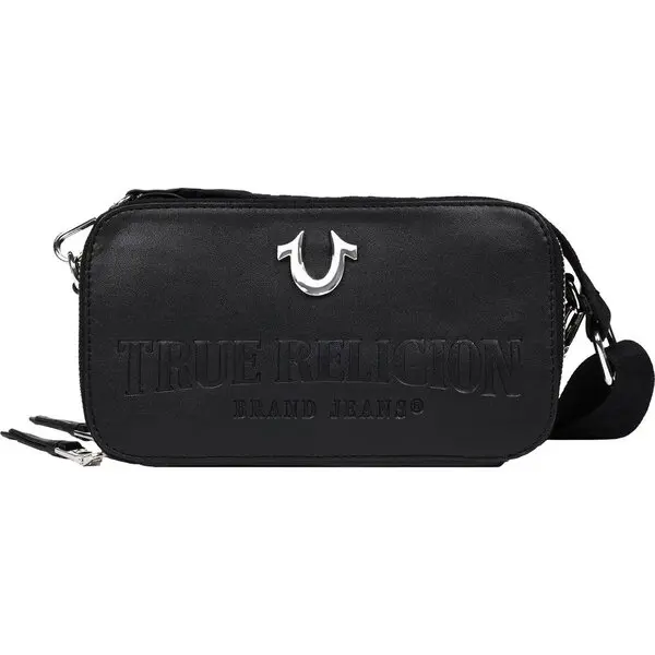 True Religion Double-zip Horseshoe Camera Bag - Black