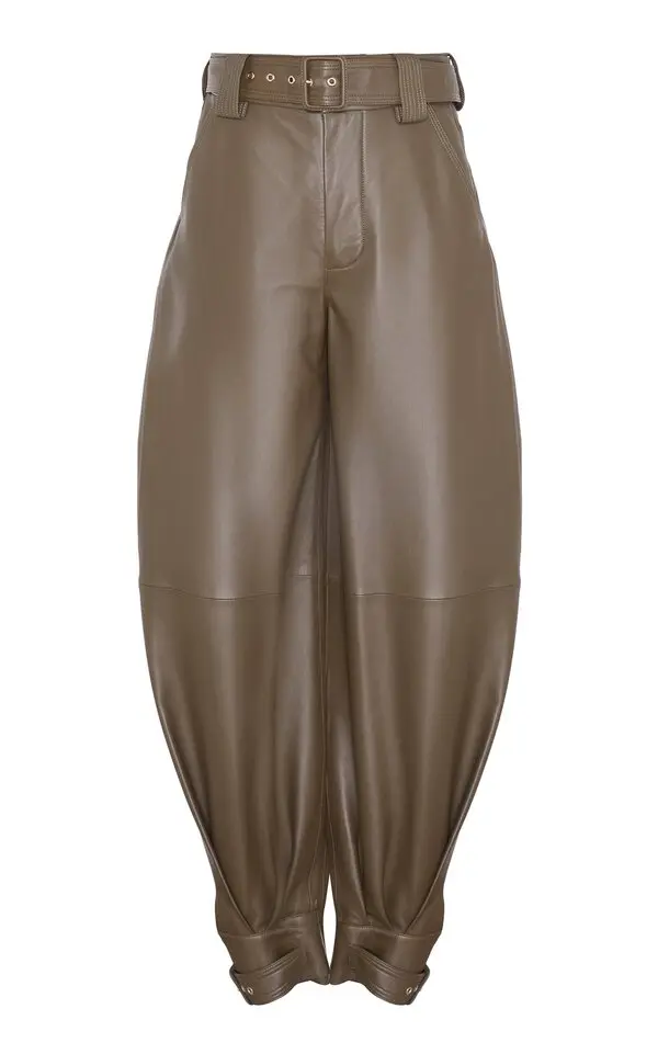 Zimmermann Hypnotic Leather Harem Pant