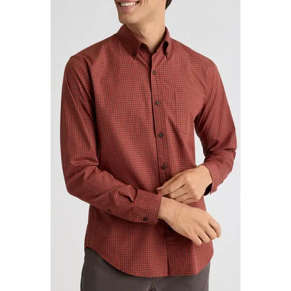 Bonobos Everyday Slim Fit Check Stretch Cotton Button-down Shirt