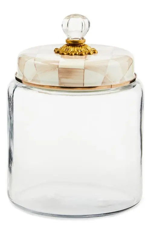MACKENZIE-CHILDS Check Large Kitchen Canister