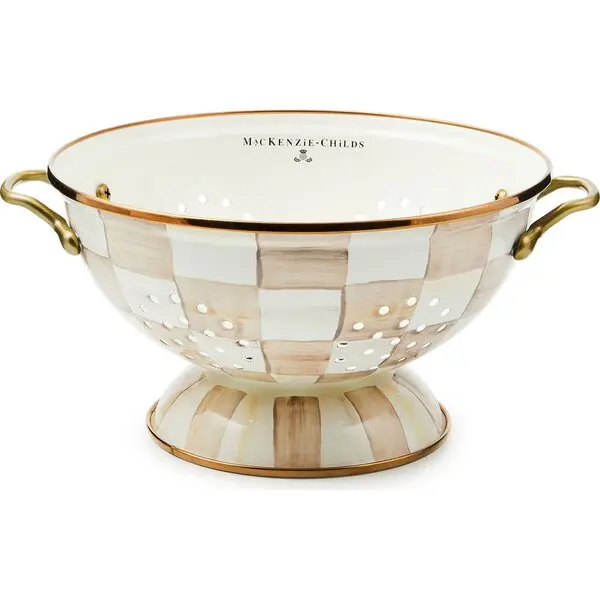 MACKENZIE-CHILDS Check Large Colander
