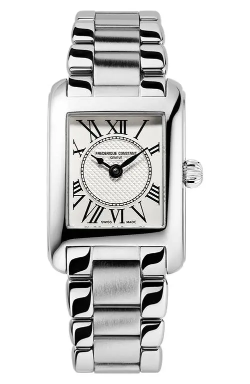 FREDERIQUE CONSTANT Carrée Bracelet Watch - Silverone