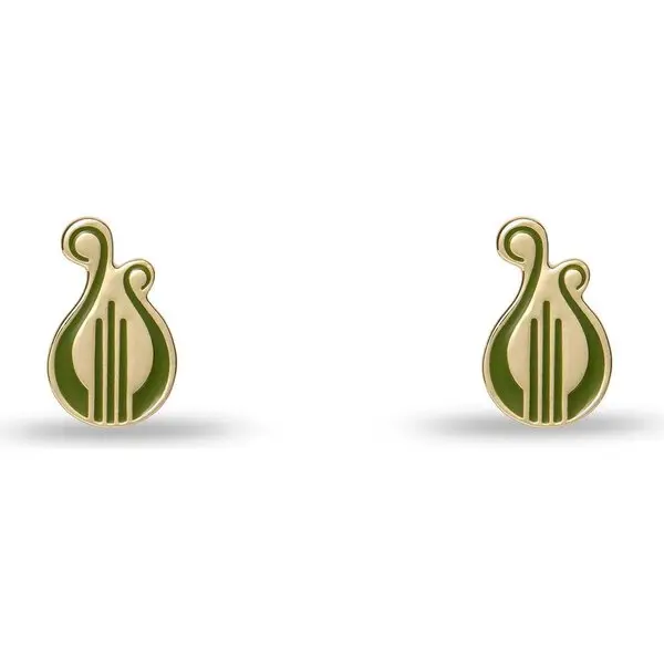 Lele Sadoughi Alpha Chi Omega Stud Earrings