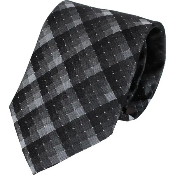 Trafalgar Falcon Micro Square Business Silk Necktie