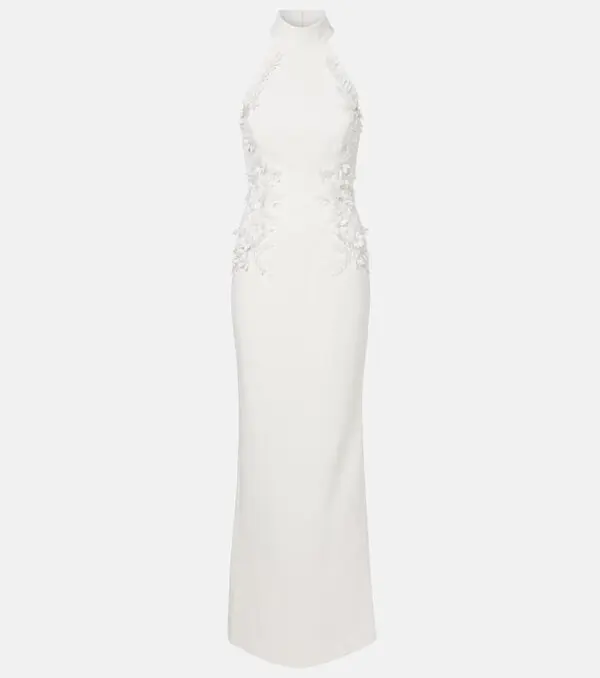 Rebecca Vallance Bridal Xanthe Floral-appliqué Gown